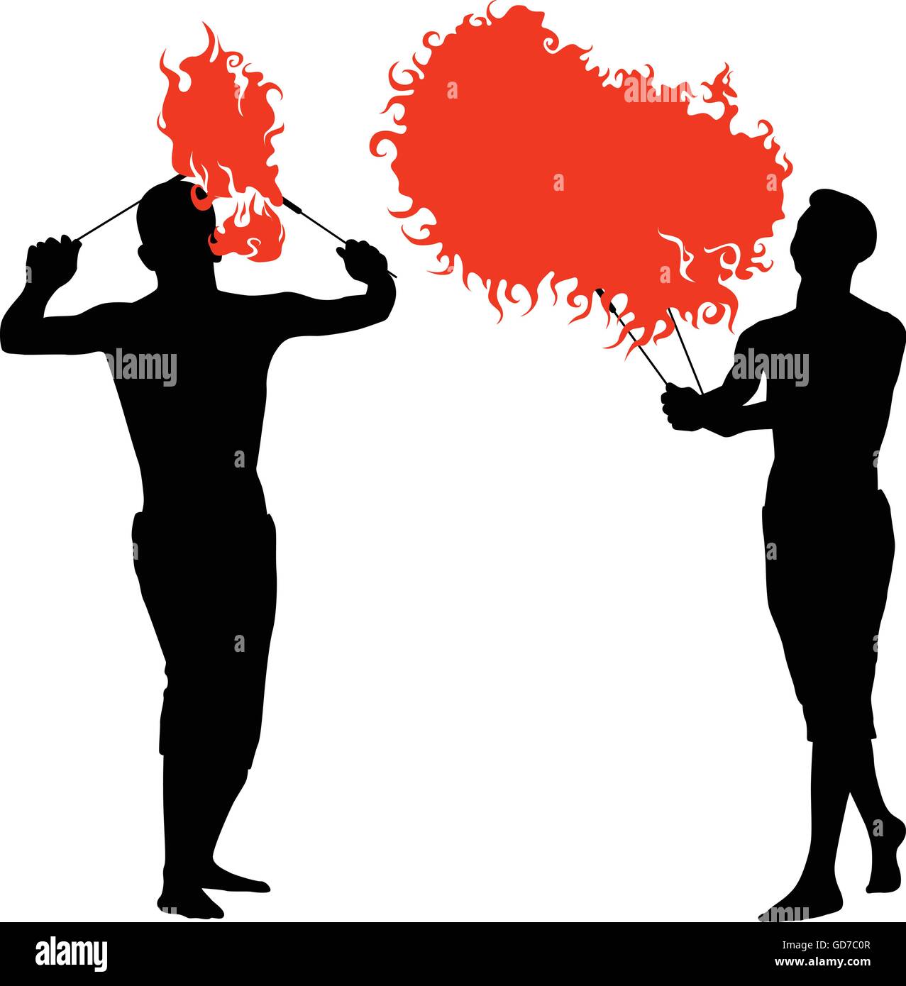 Fire action Cut Out Stock Images & Pictures - Alamy