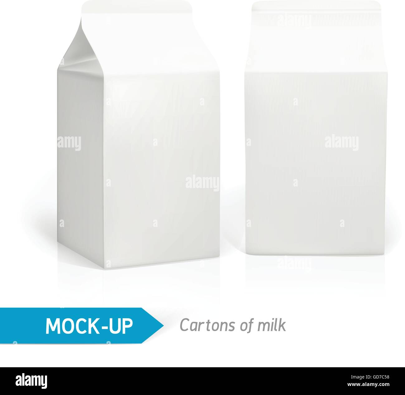 Milk box Cut Out Stock Images & Pictures - Alamy