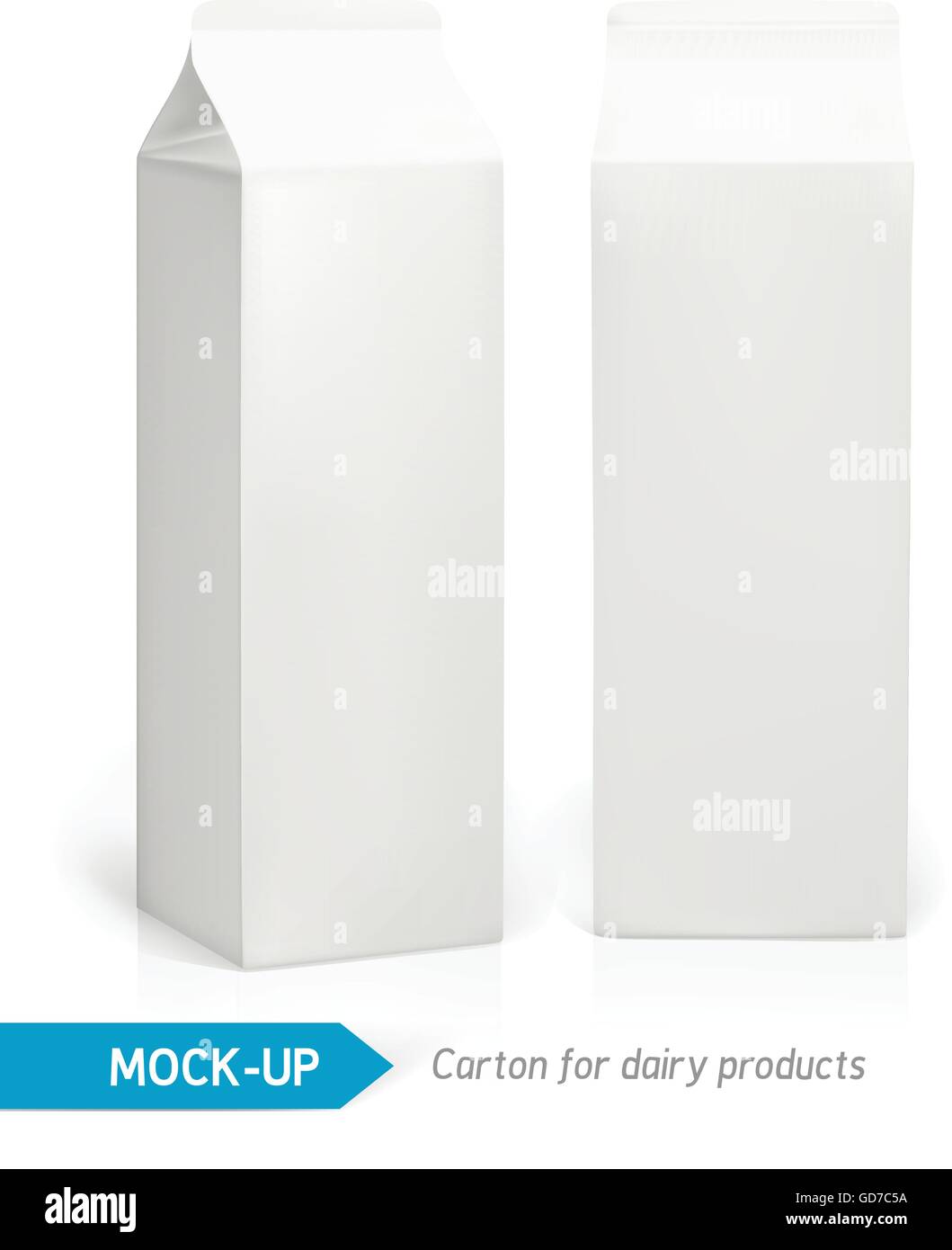 Milk box Cut Out Stock Images & Pictures - Alamy