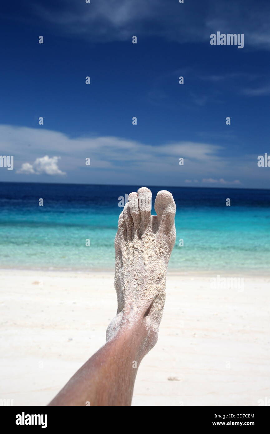 the dreambeach at the Jaco Island at the town of Tutuala in the east of ...