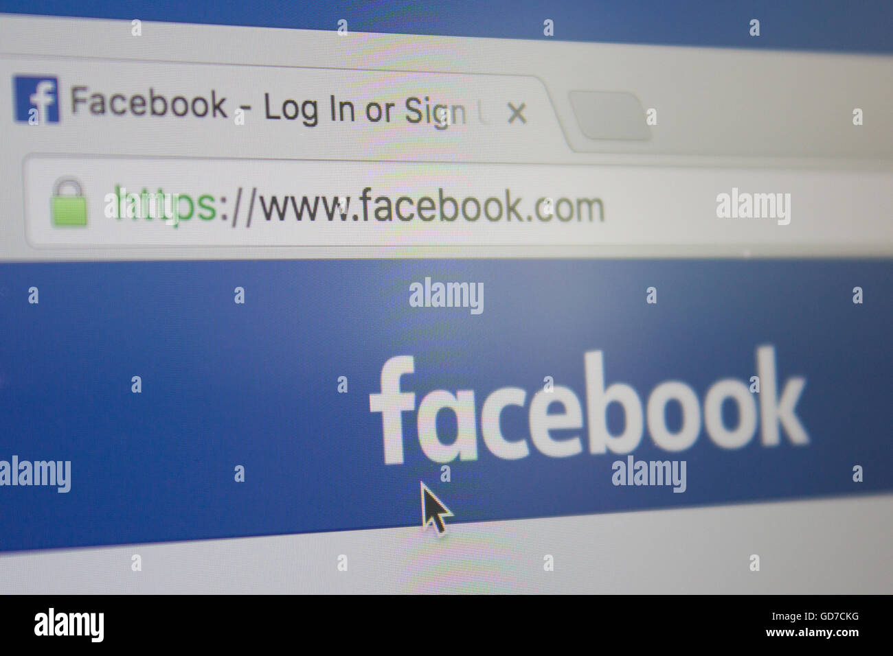 Facebook icon hi-res stock photography and images - Alamy