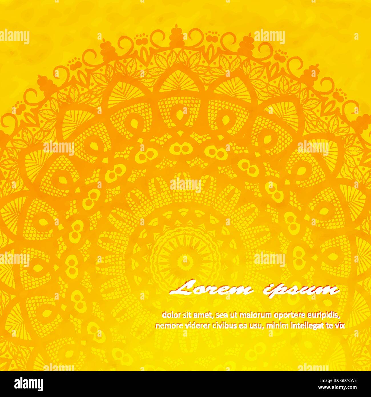 Vector Beautiful Deco Mandala Stock Vector Image & Art - Alamy
