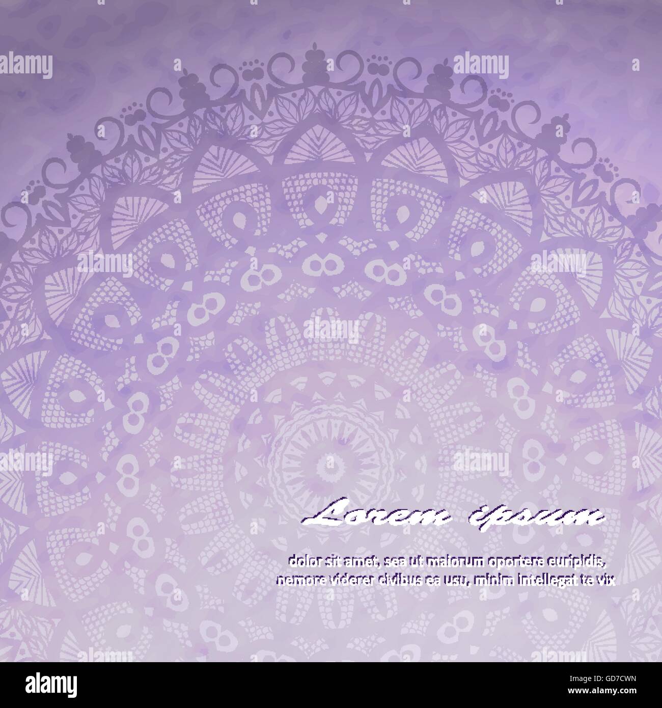 Vector Beautiful Deco Mandala Stock Vector Image & Art - Alamy