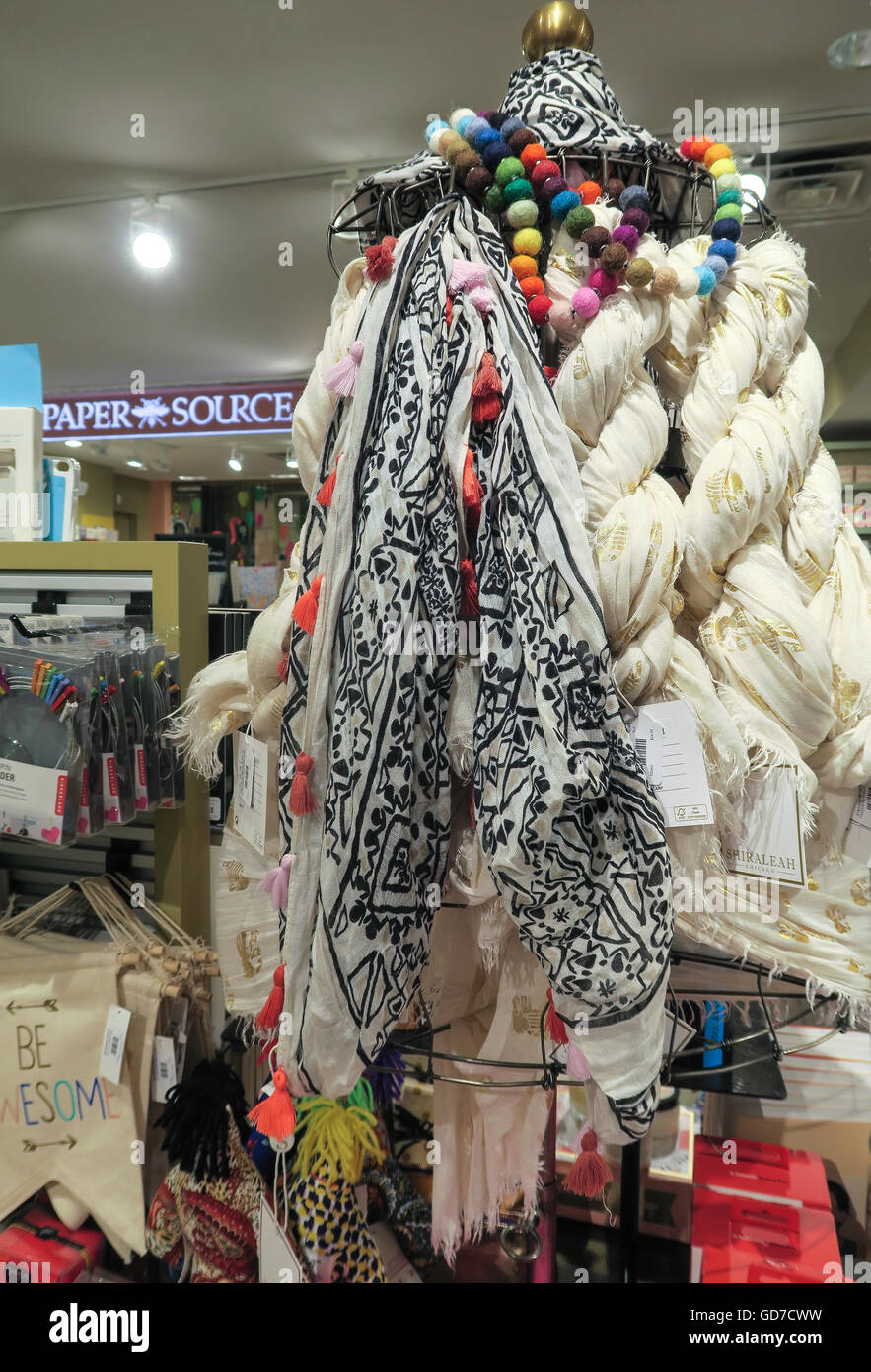 Paper Source Store Interior, Rockfeller Center, NYC, USA Stock Photo ...