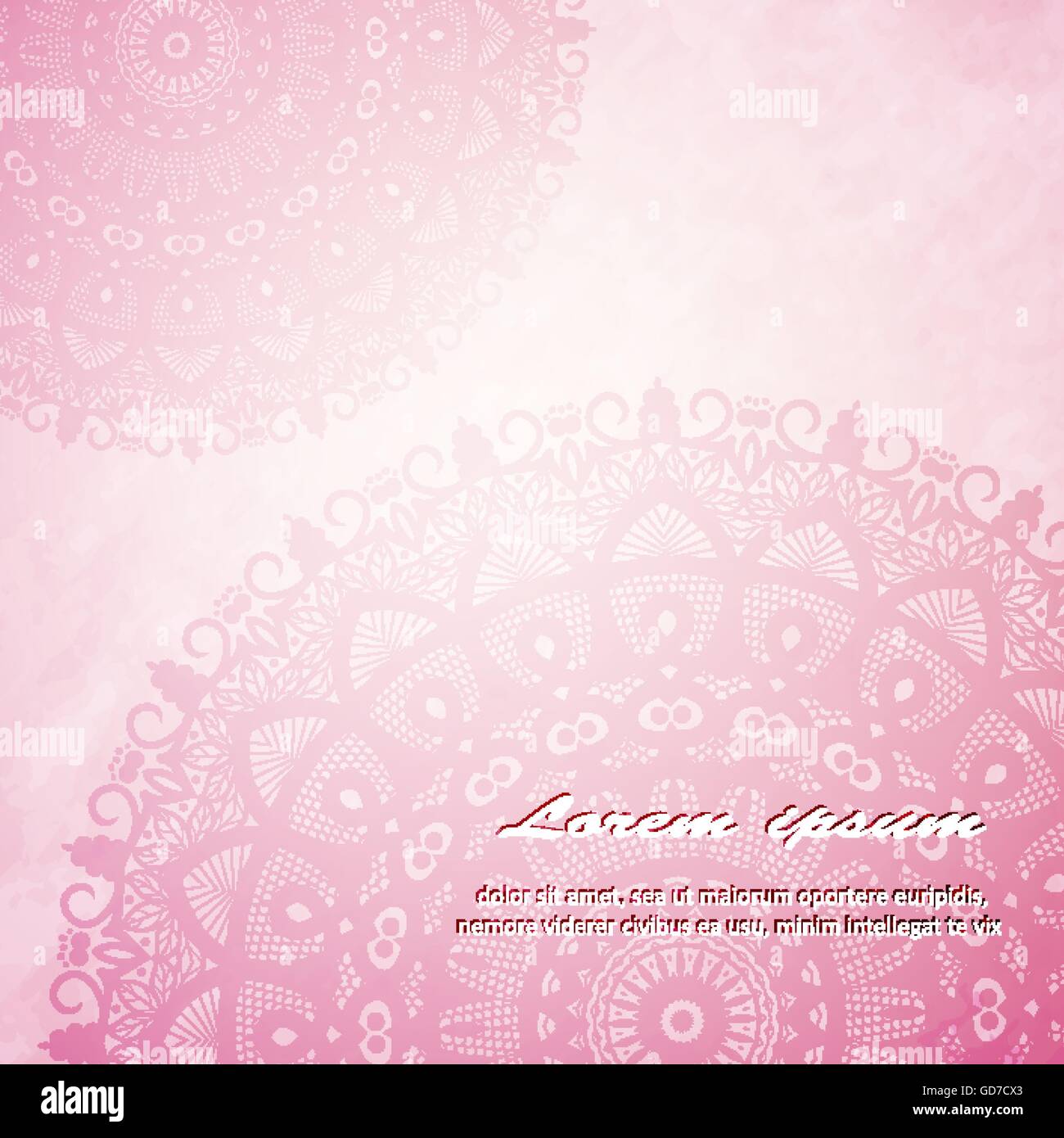 Vector Beautiful Deco Mandala Stock Vector Image & Art - Alamy