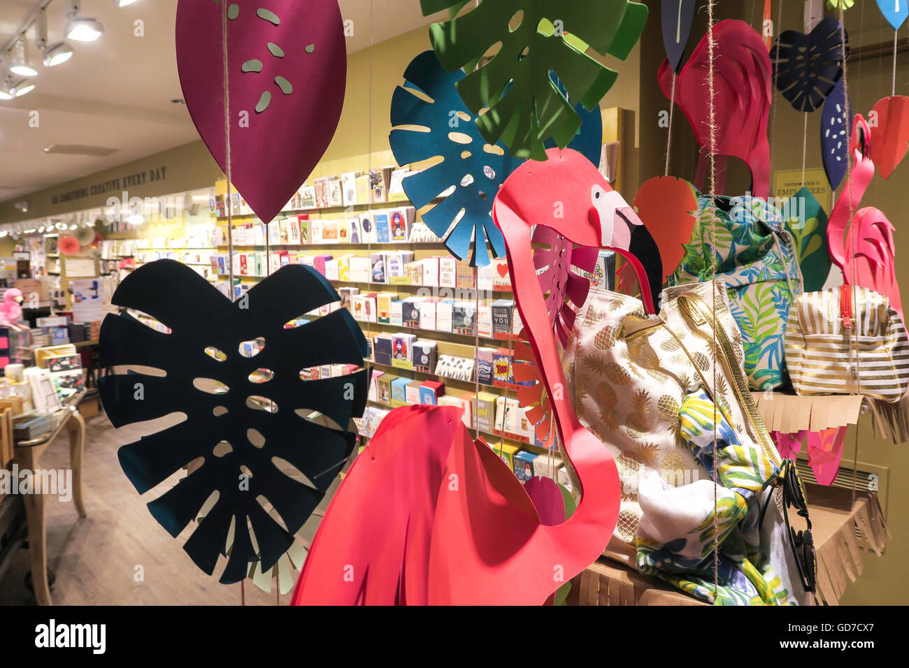 Paper Source Store Interior, Rockfeller Center, NYC, USA Stock Photo ...