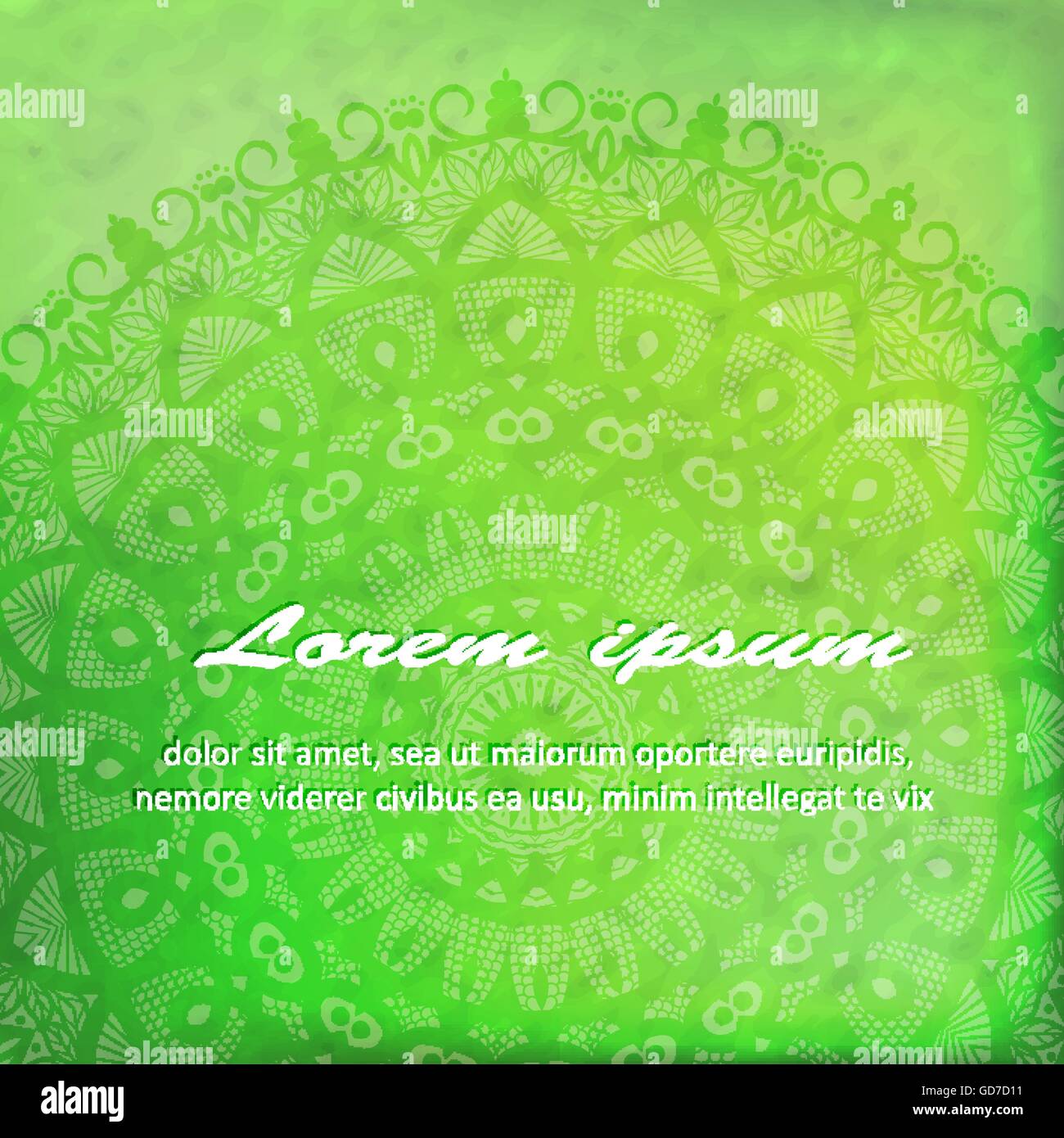 Vector Beautiful Deco Mandala Stock Vector Image & Art - Alamy