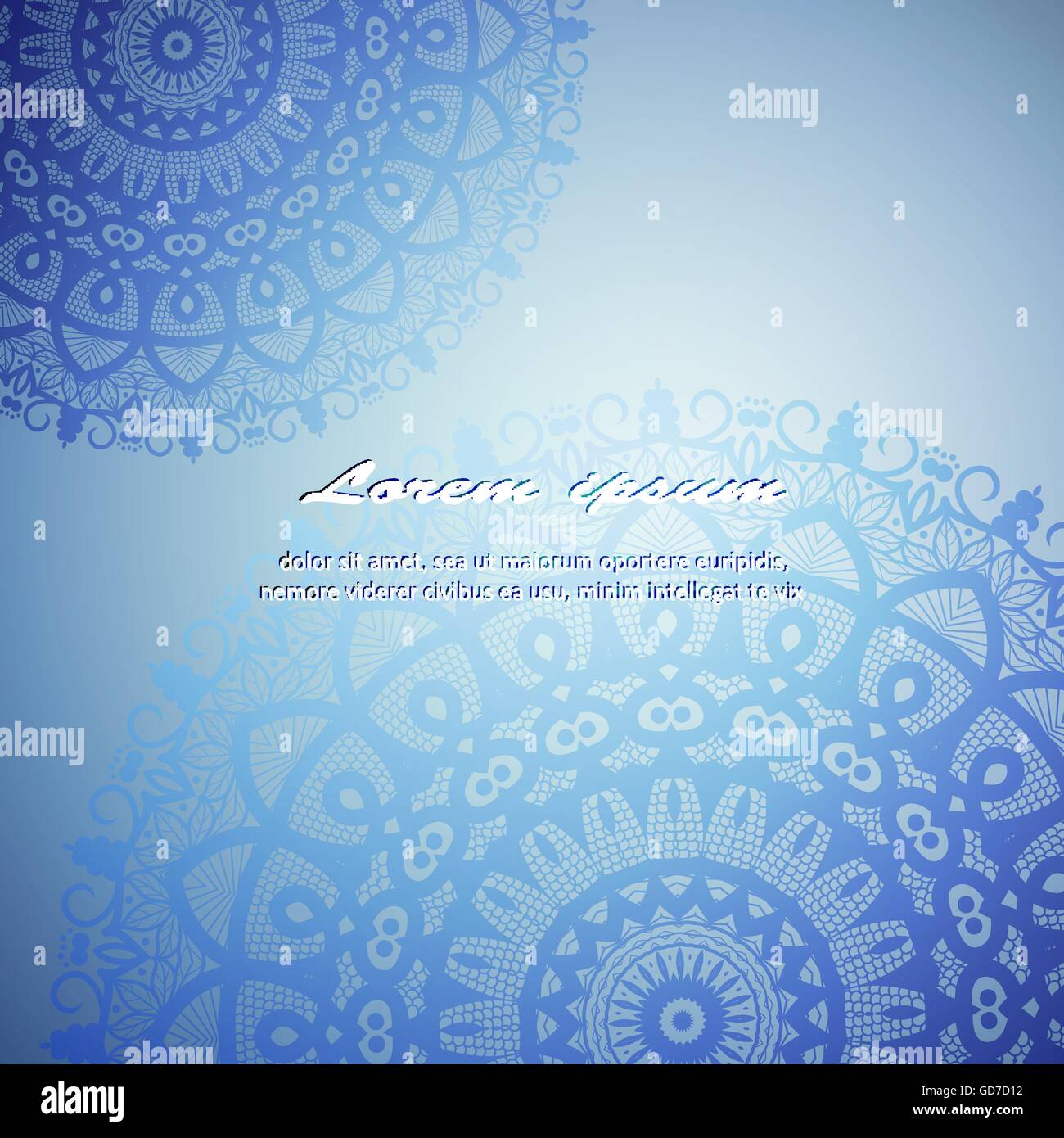 Vector Beautiful Deco Mandala Stock Vector Image & Art - Alamy