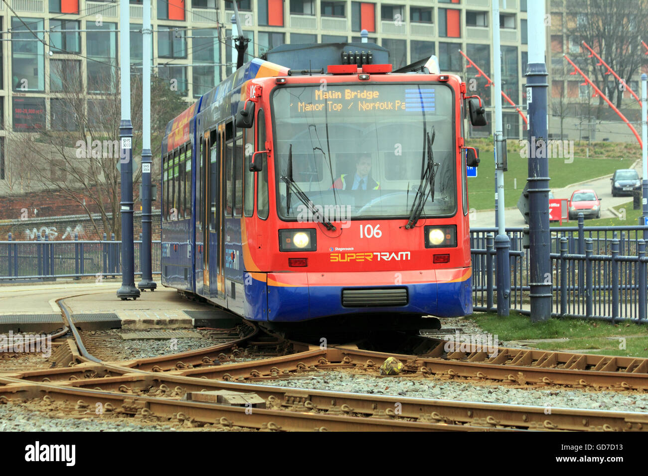 Sheffield super tram stagecoach supertram hi-res stock photography and ...