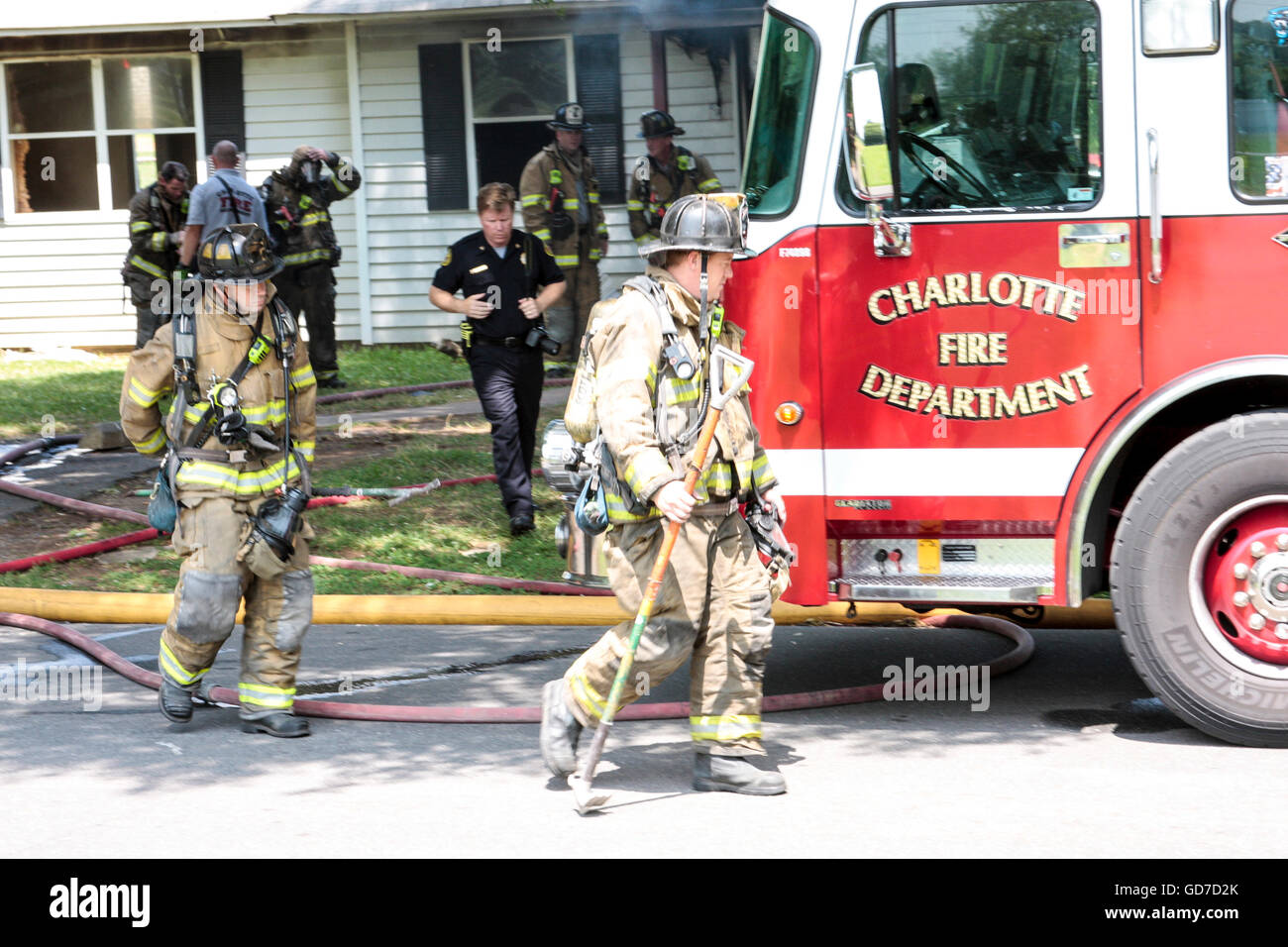Charlotte Fire Department High Resolution Stock Photography and Images ...