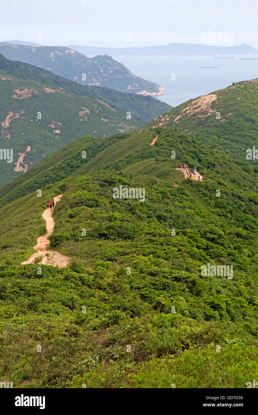 Hiking on the Dragon's Back Trail on Hong Kong Island Stock Photo - Alamy