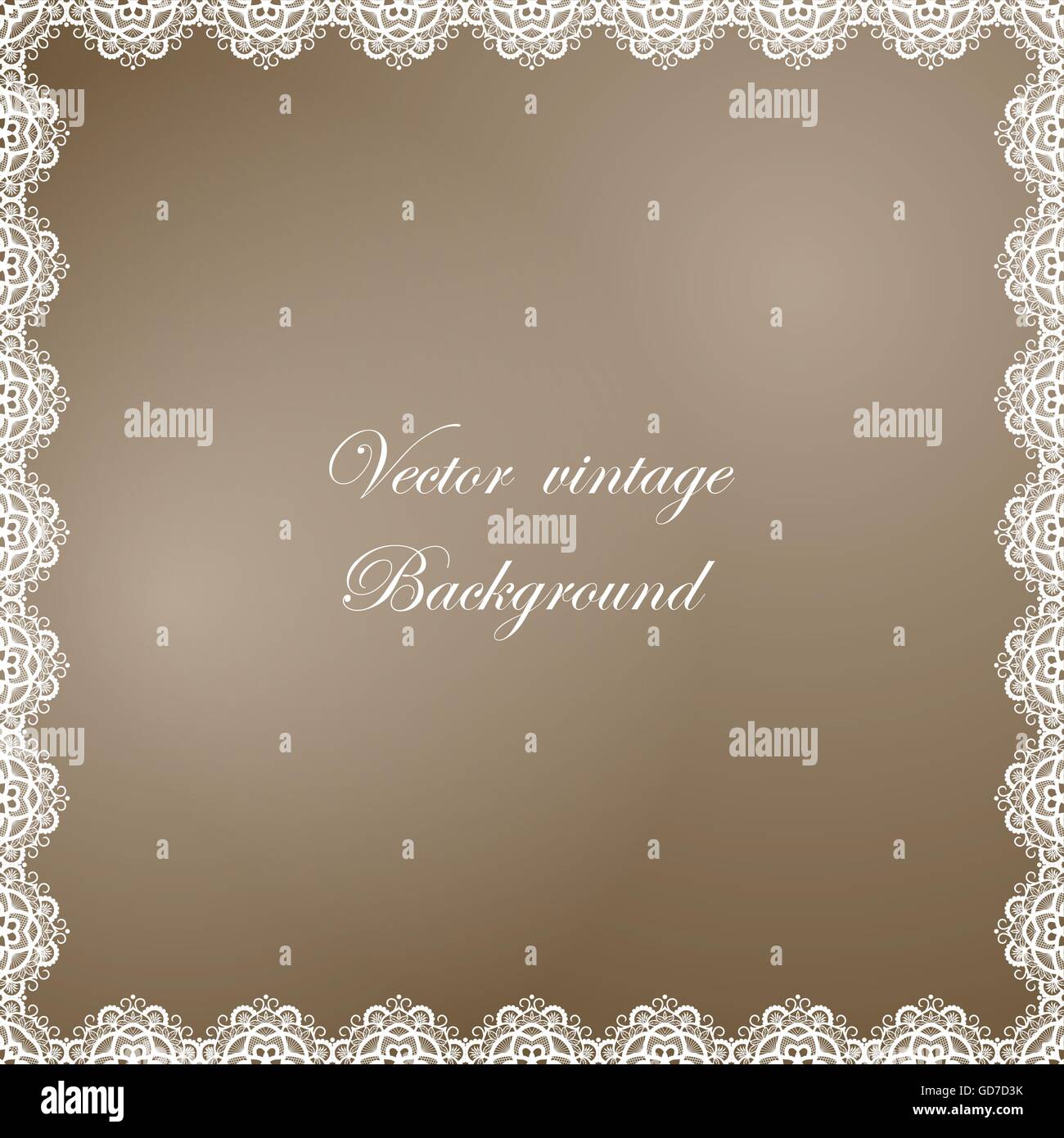 Abstract square lace frame with paper swirls Stock Vector Image & Art ...