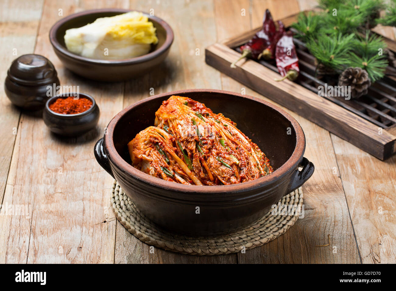 Different types of kimchi hi-res stock photography and images - Alamy