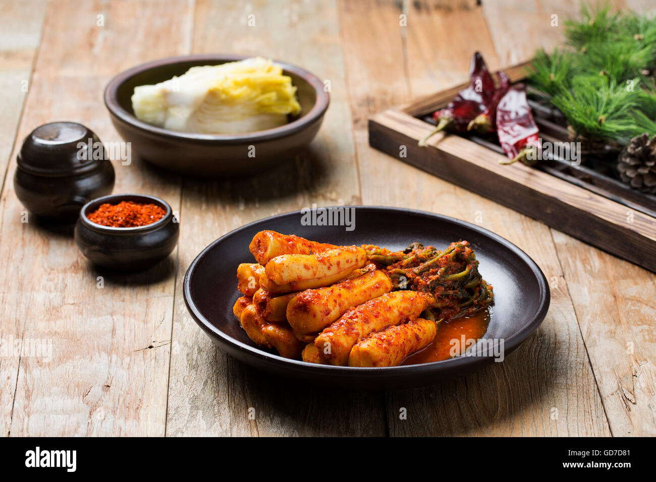 Korean Traditional Food - Kimchi (Fermented/Pickled Radish, Asian ...