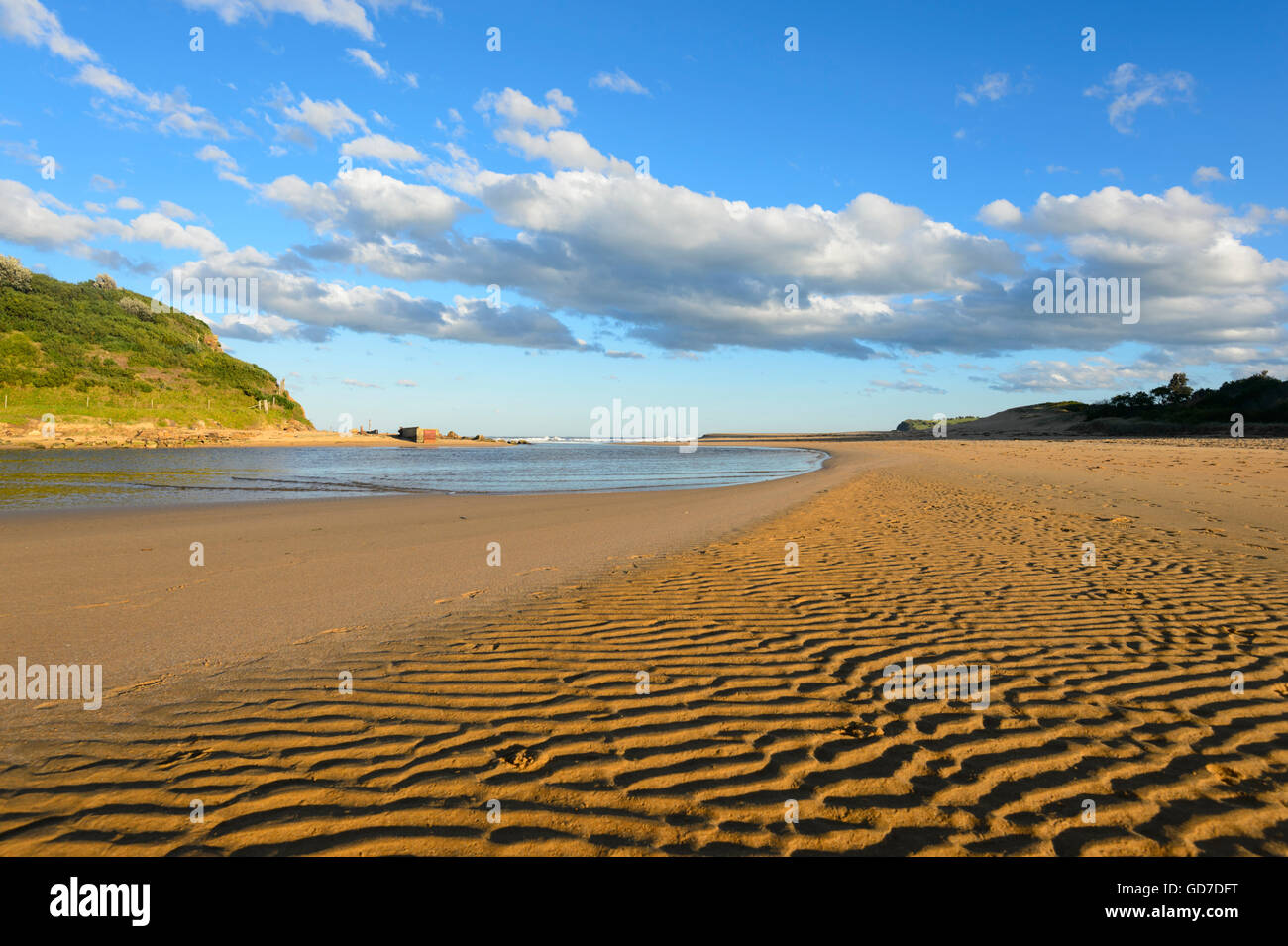 Evening Light on Werri Lagoon, Gerringong, Illawarra Coast, New South ...