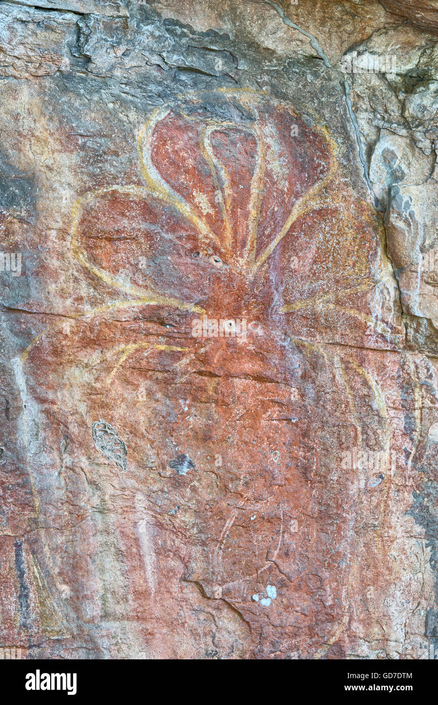 Aboriginal rock art, Kakadu National Park, Australia Stock Photo - Alamy