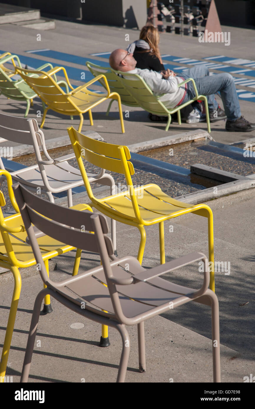 Rooftop Cafe Terrace, Nemo Science Museum; Amsterdam; Holland Stock ...