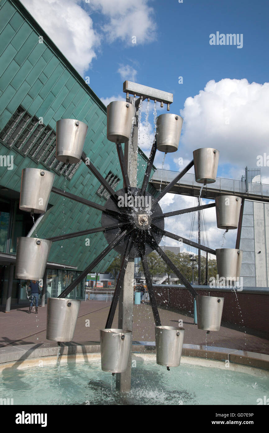 Water Mill at Nemo Science Museum; Amsterdam; Holland Stock Photo - Alamy