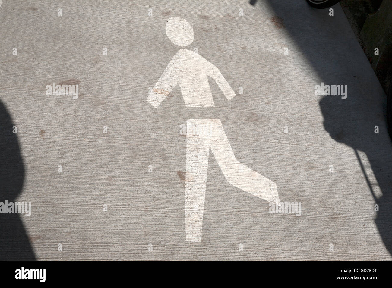 Pedestrian Symbol; Den Haag; the Hague; Holland Stock Photo - Alamy