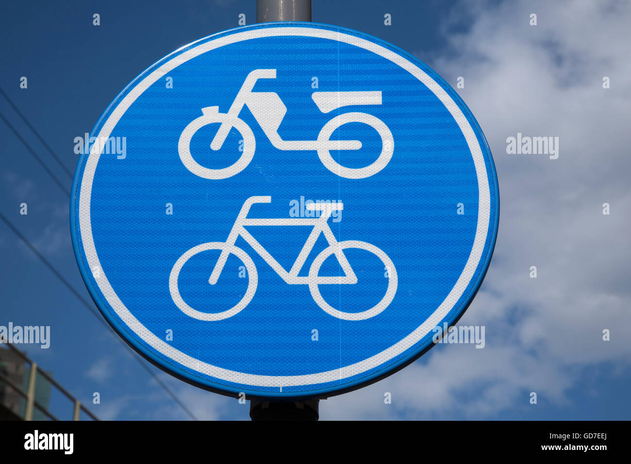 Bike and Motorbike Symbol; Holland; Netherlands Stock Photo - Alamy