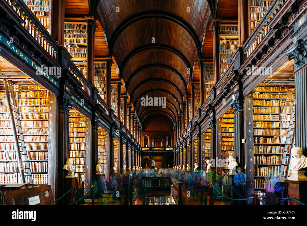 Old library in Trinity College, Dublin Stock Photo - Alamy