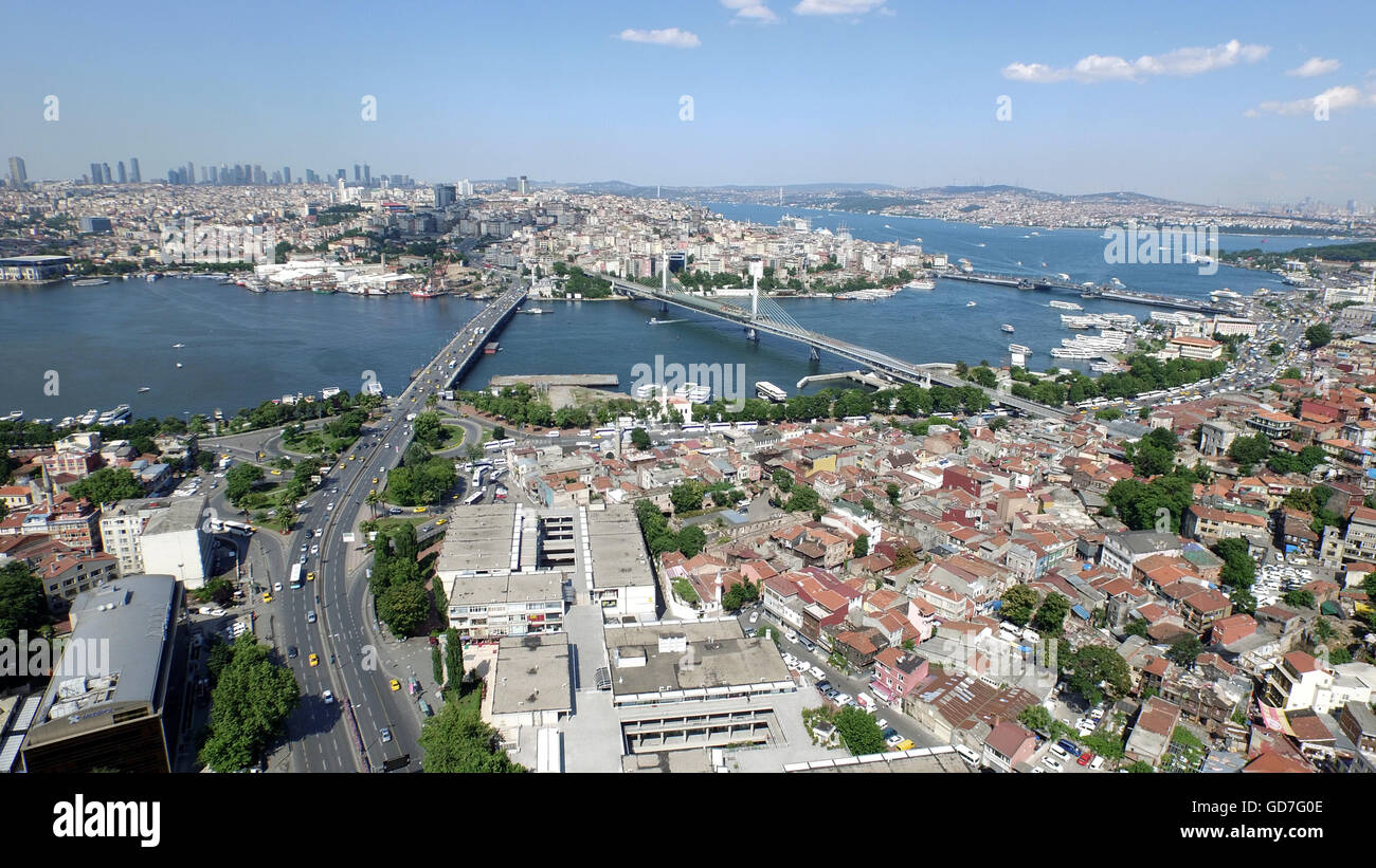 Aerial view of Istanbul and mosques Stock Photo - Alamy