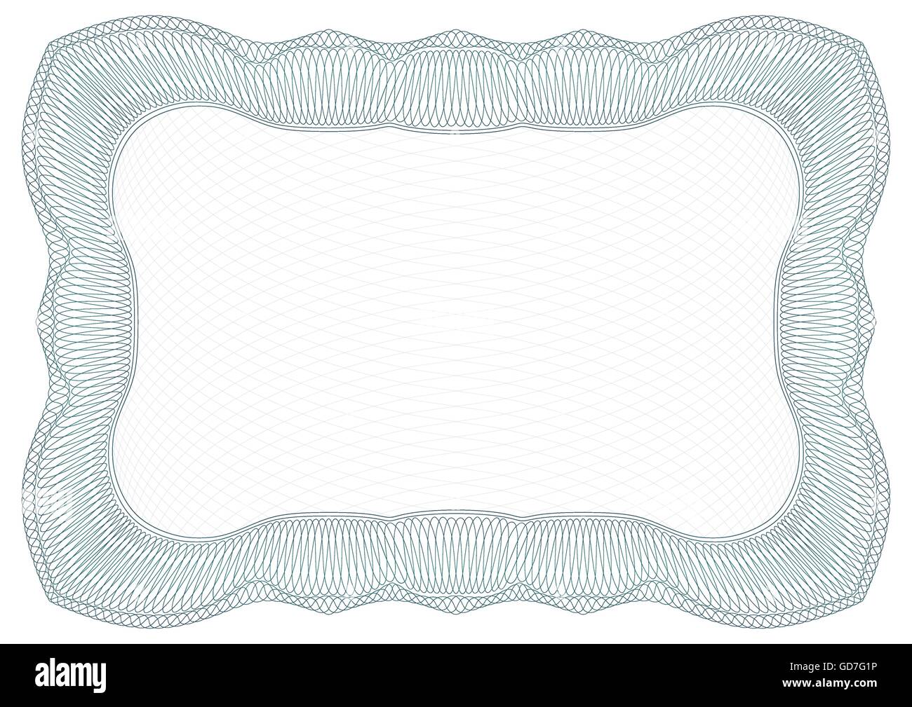 Rectangular guilloche frame Stock Vector Image & Art - Alamy