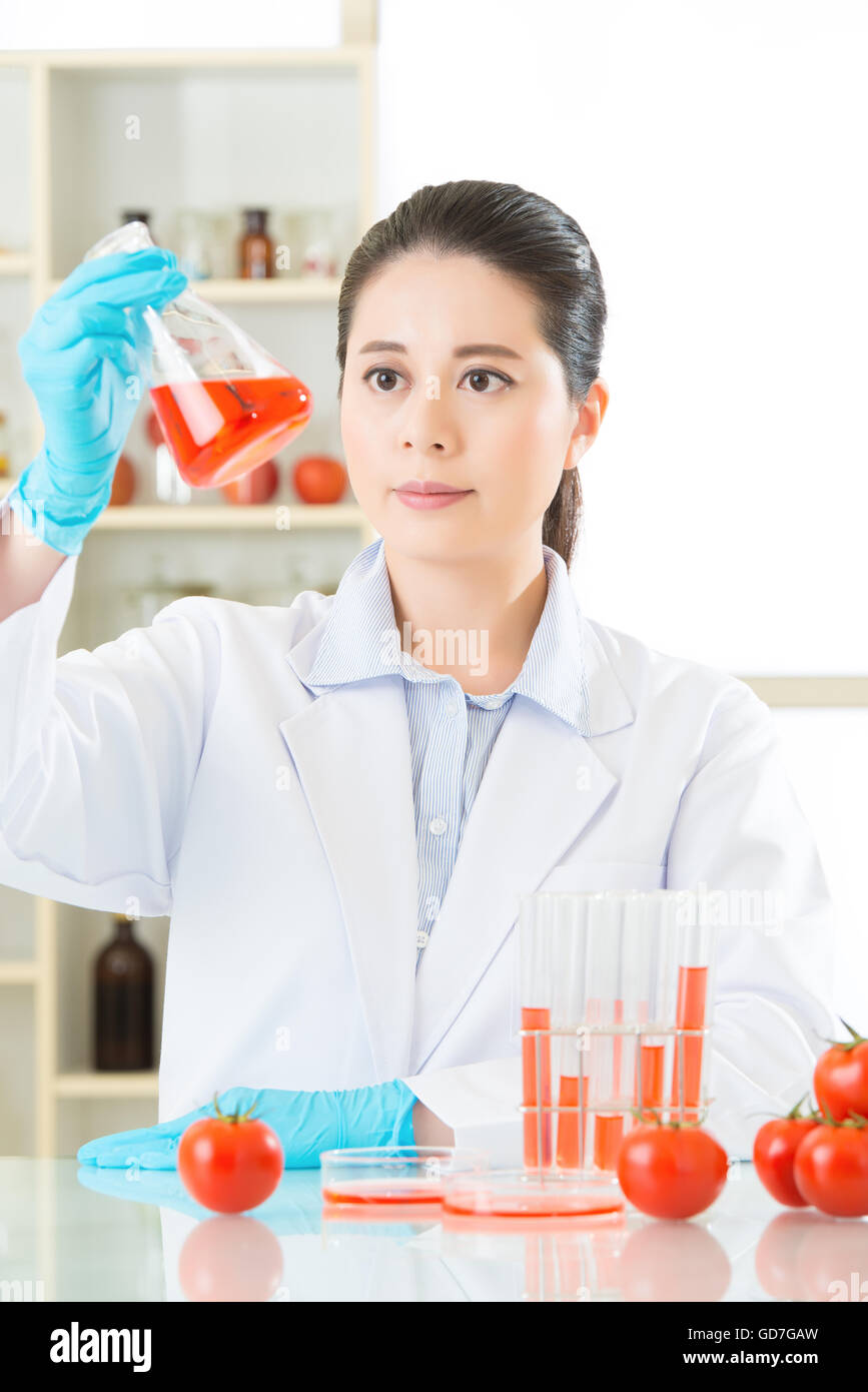 Plant biology research for genetic modification food gmo in laboratory ...