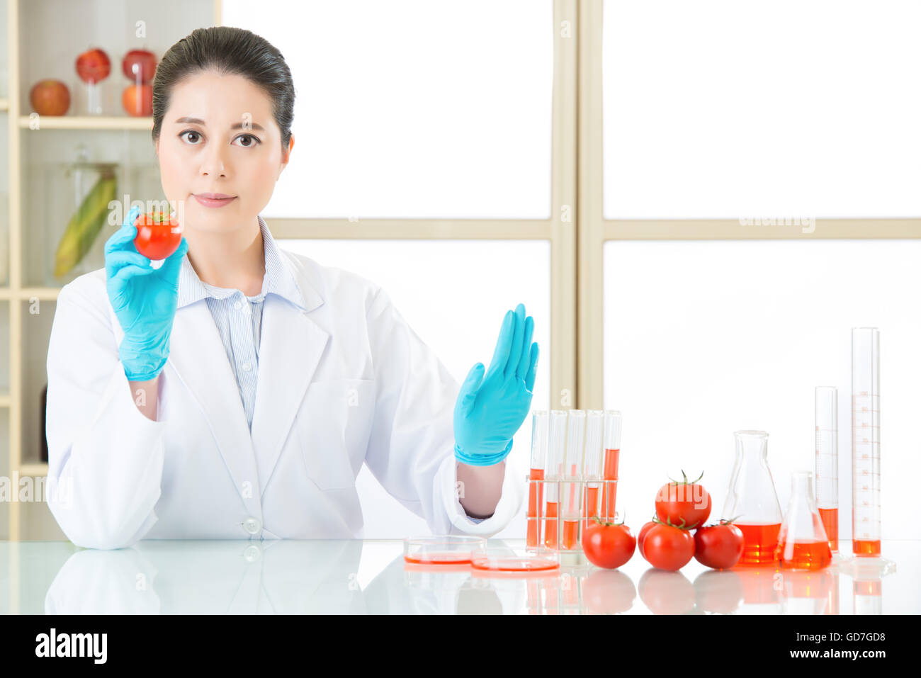 Biotechnology lab to develop genetic modification food for future Stock ...