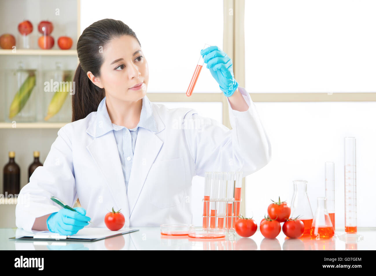 genetic modification food test is very important for human health Stock ...