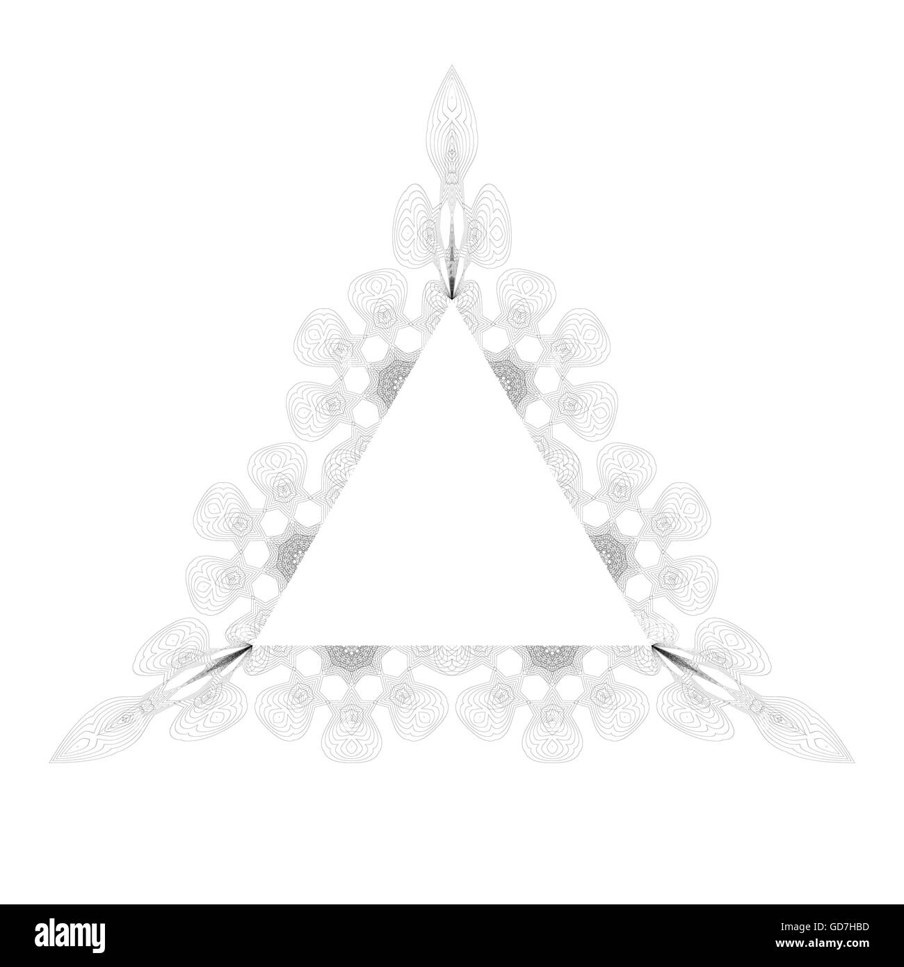 Vintage triangle frame hi-res stock photography and images - Alamy