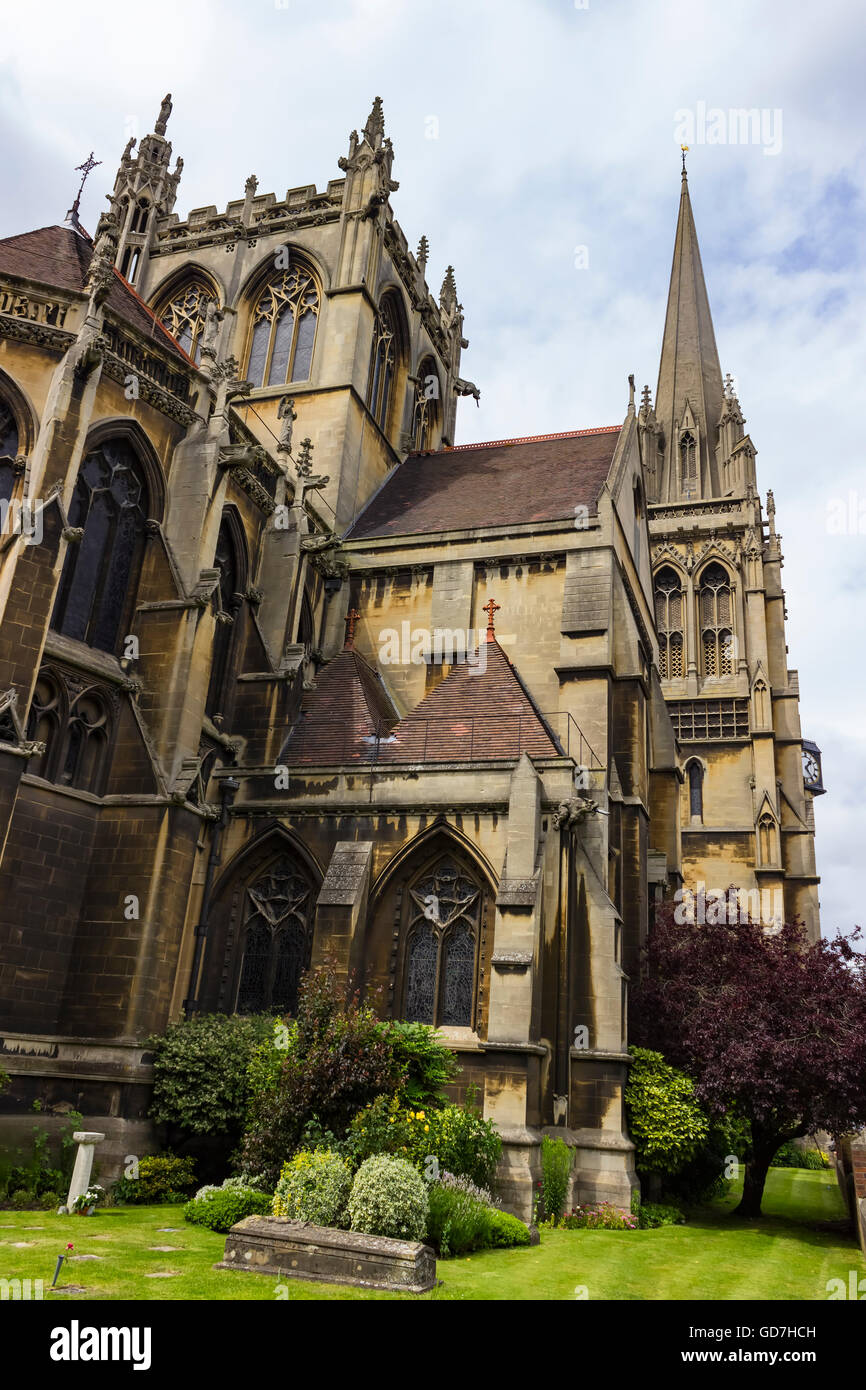 Cambridge, England - July 7, 2016: View of the roman architecture of ...