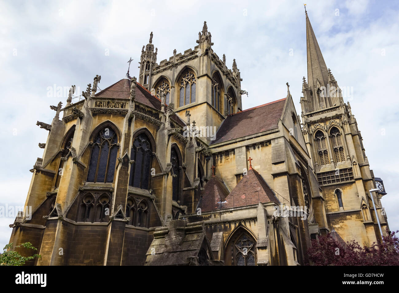 Cambridge, England - July 7, 2016: View of the roman architecture of ...