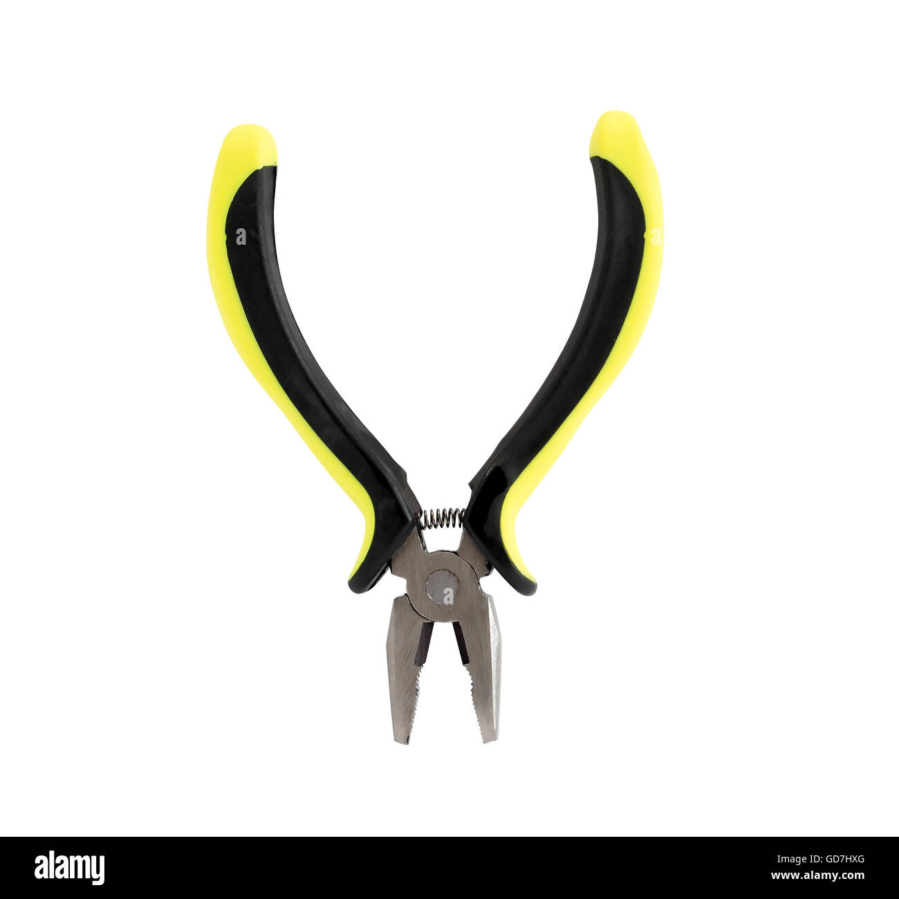 New combination pliers isolated on white background with clipping path ...