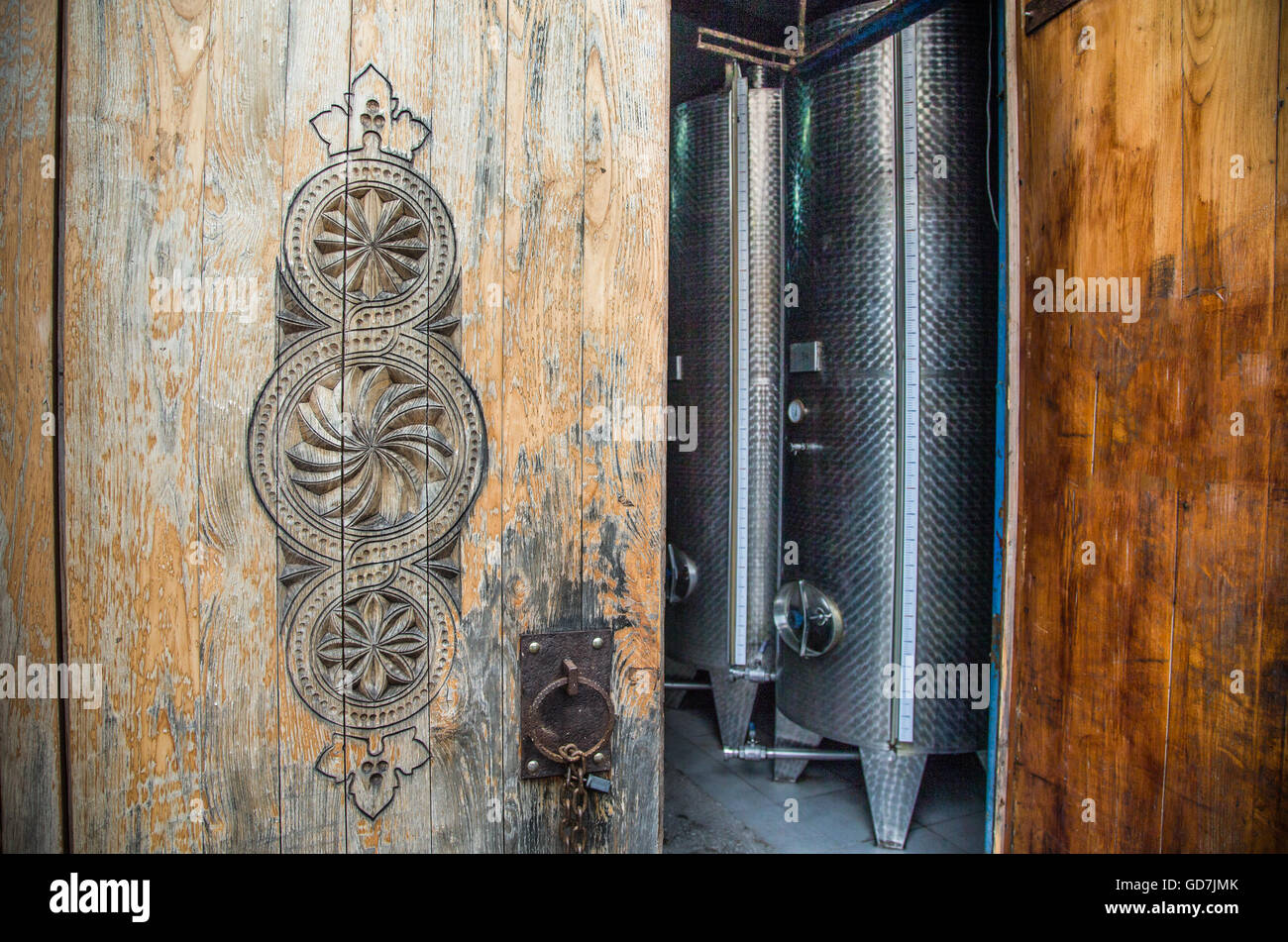 Stainless steel vat hi-res stock photography and images - Alamy