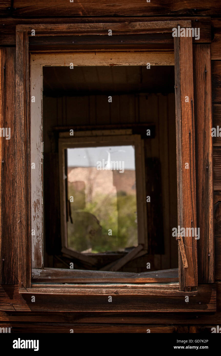 Wild West Window Stock Photo - Alamy