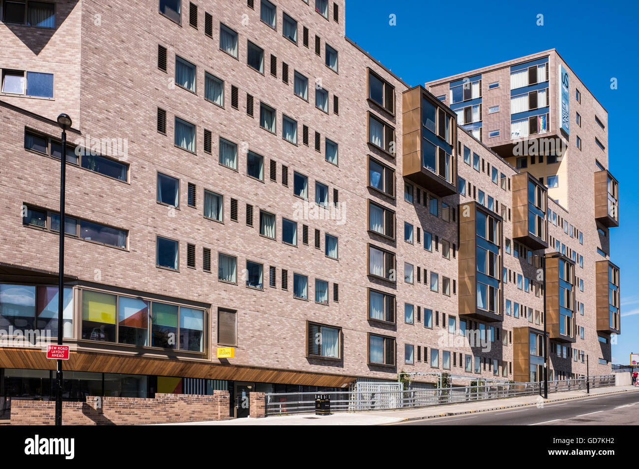 Unite Students accommodation at Angel Lane, Stratford, London, England ...