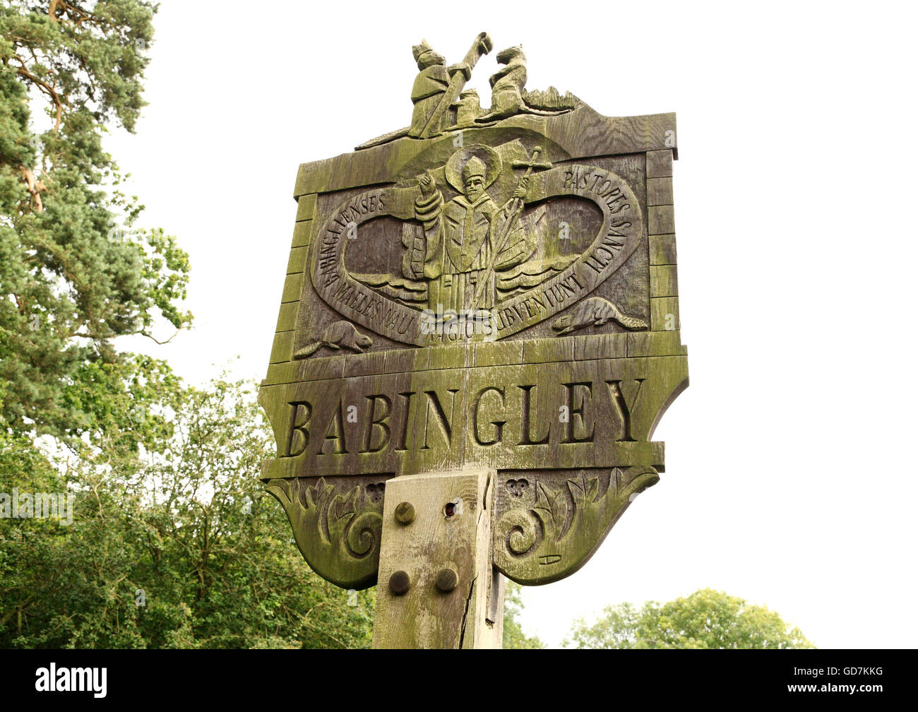 Babingley village sign hi-res stock photography and images - Alamy