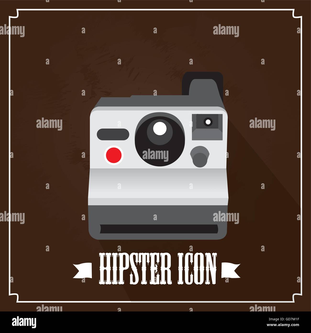 Hipster icon, Vector illustration Stock Vector Image & Art - Alamy