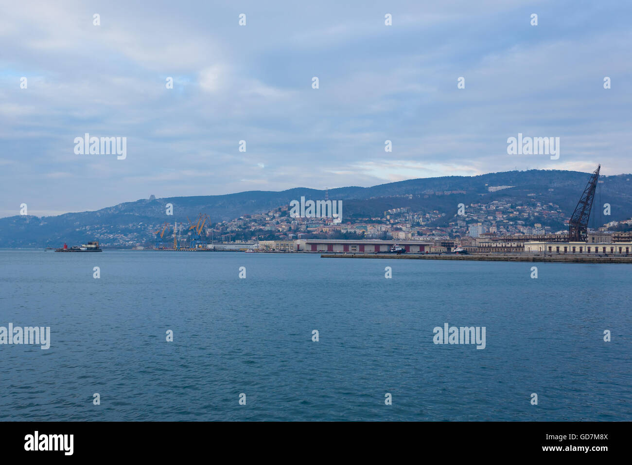 Port of Trieste, Italy Stock Photo - Alamy