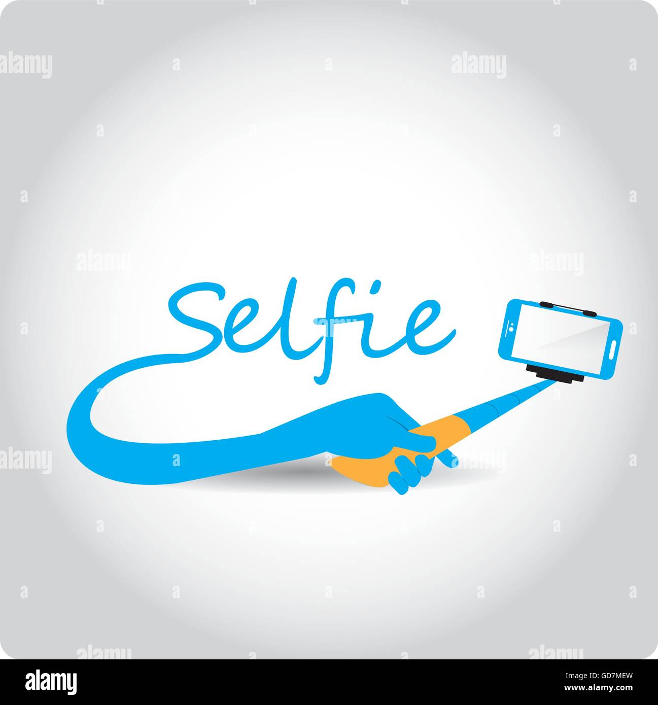 Selfie, Vector illustration Stock Vector Image & Art - Alamy