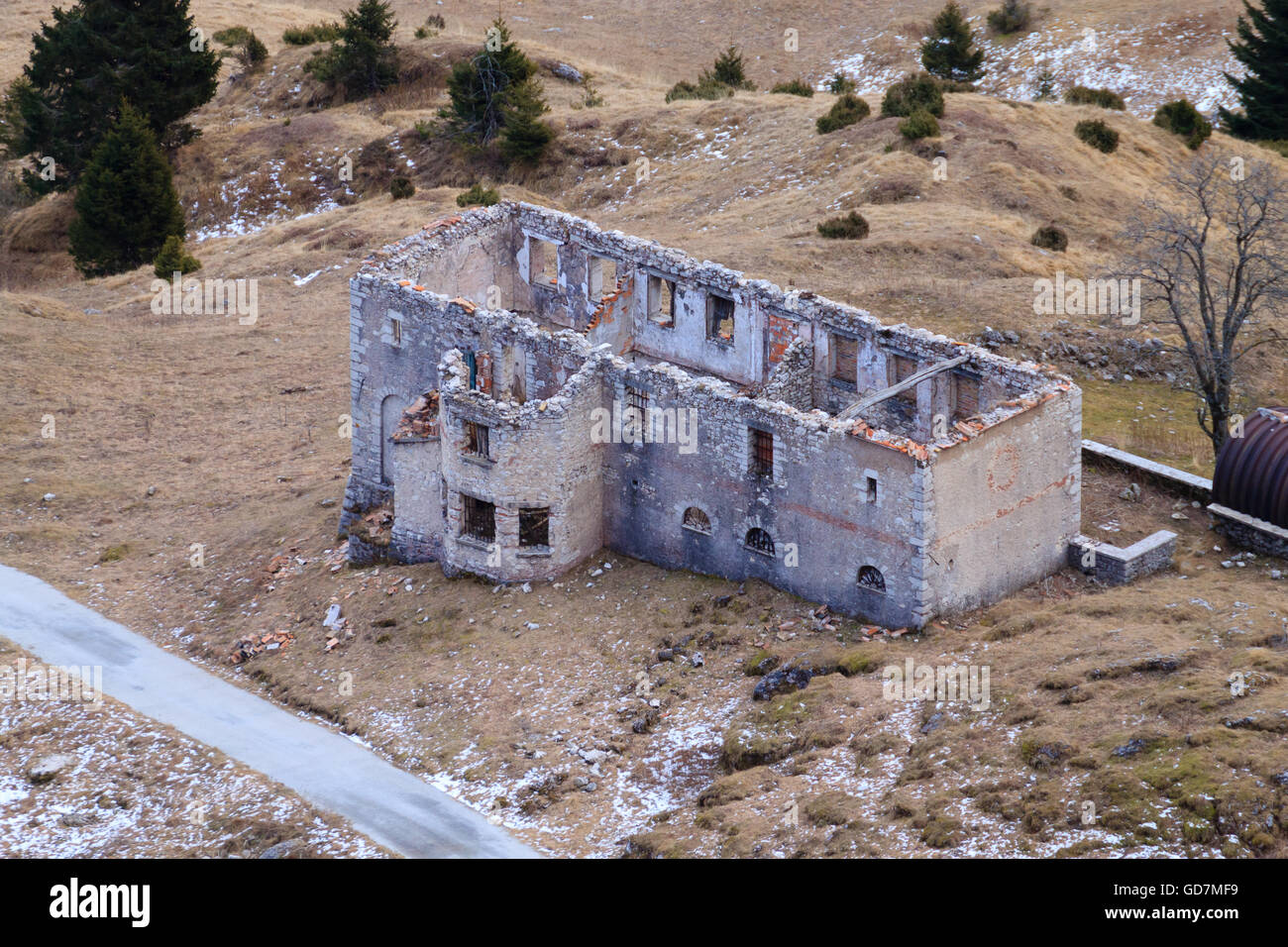 Ruined old barracks from hi-res stock photography and images - Alamy