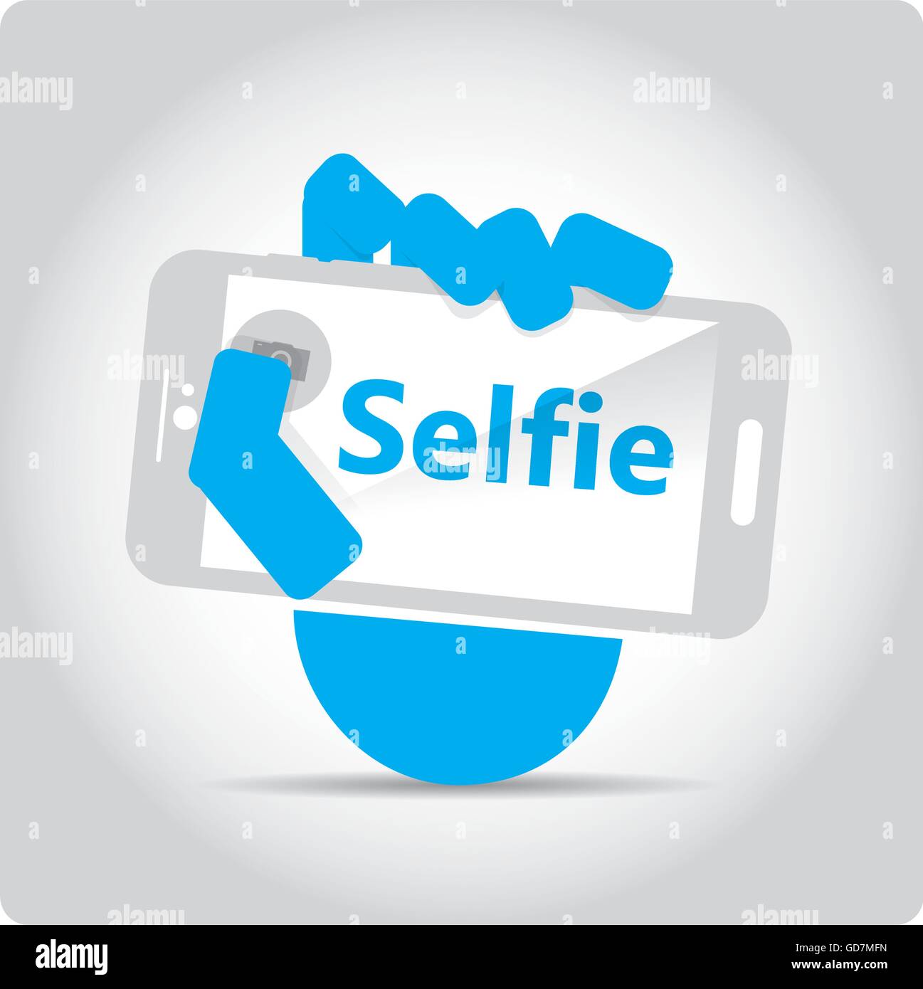 Selfie, Vector illustration Stock Vector Image & Art - Alamy