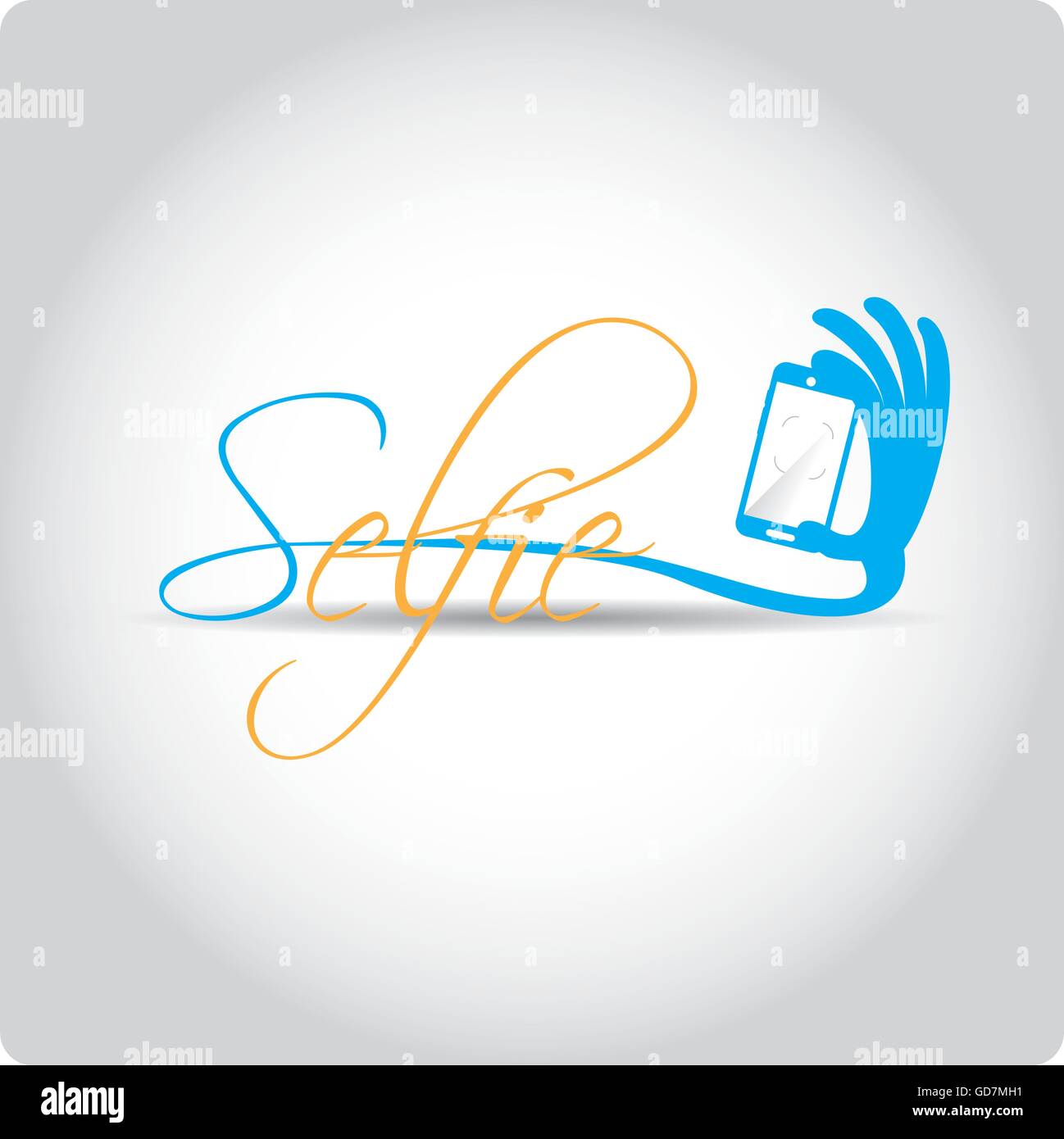 Selfie vector illustration Stock Vector Images - Alamy