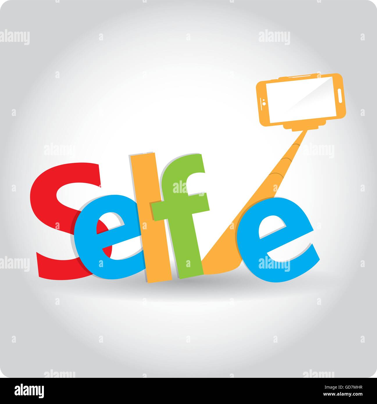 Selfie, Vector illustration Stock Vector Image & Art - Alamy