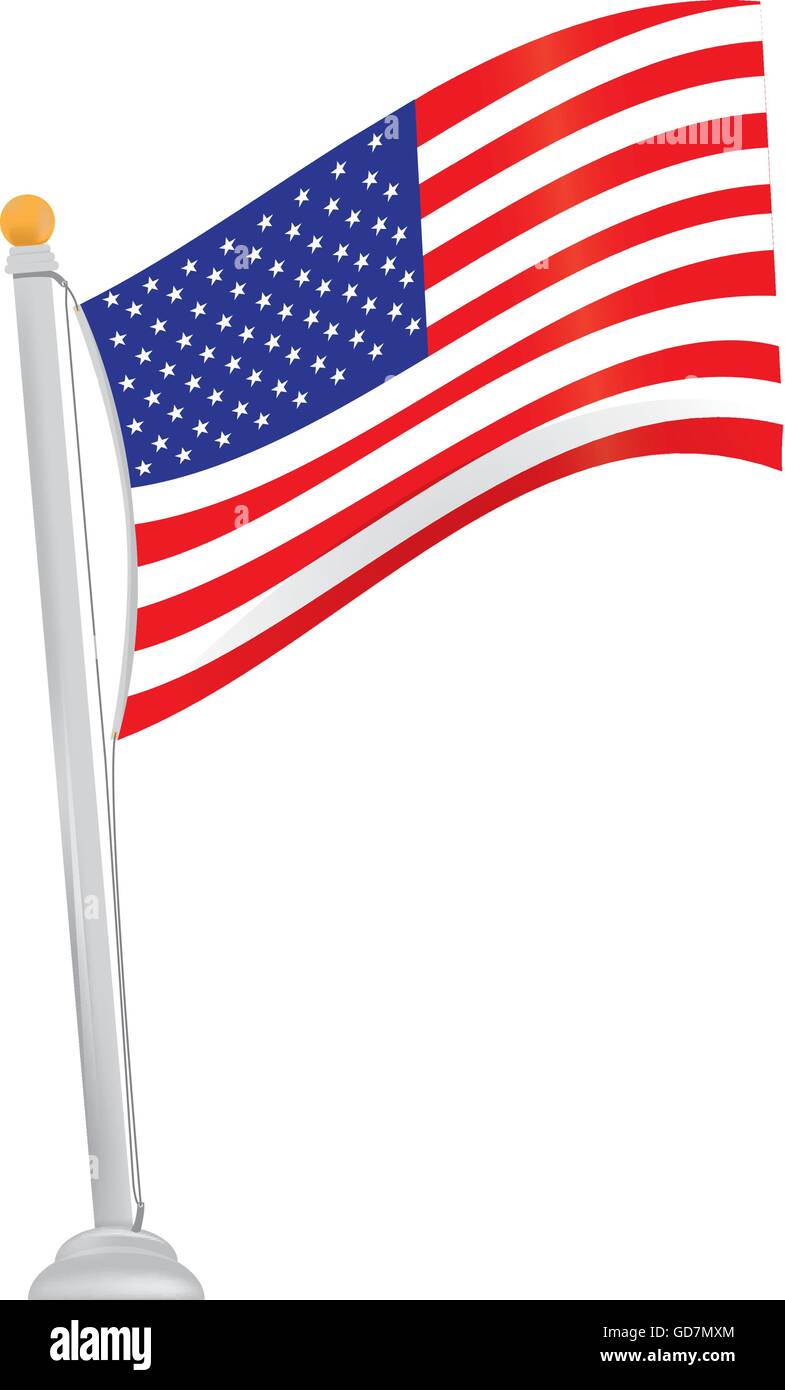 Isolated flag, Vector illustration Stock Vector Image & Art - Alamy