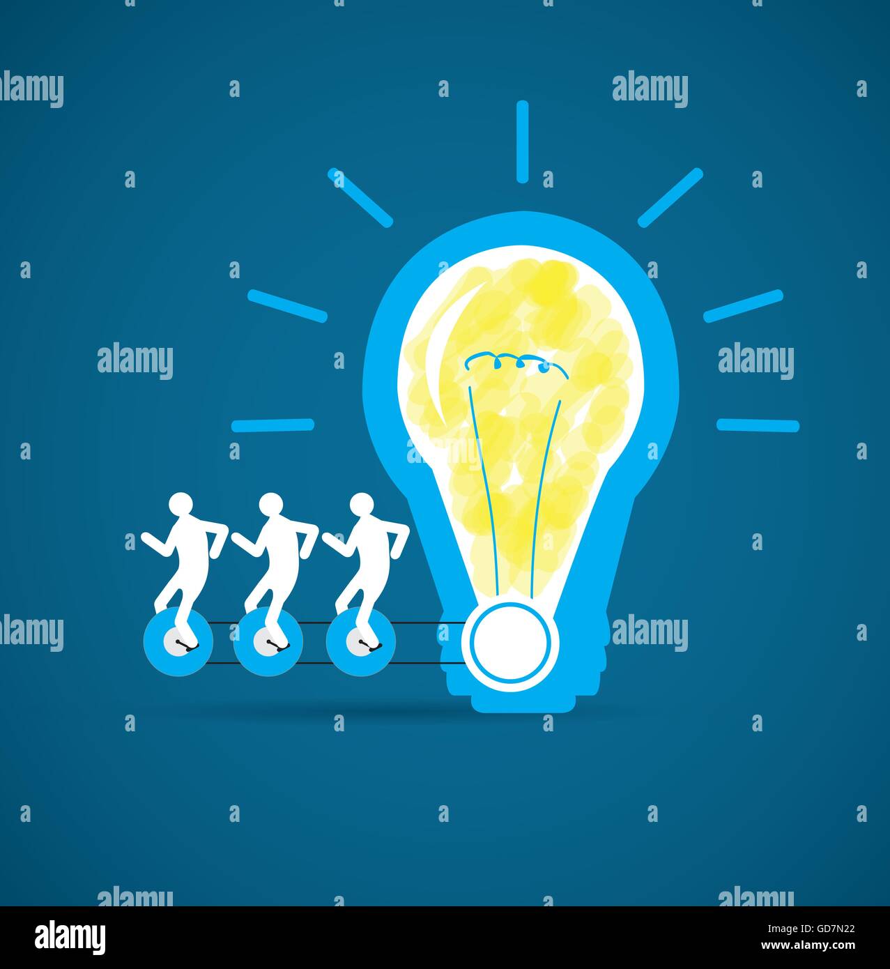 Teamwork, Vector illustration Stock Vector Image & Art - Alamy