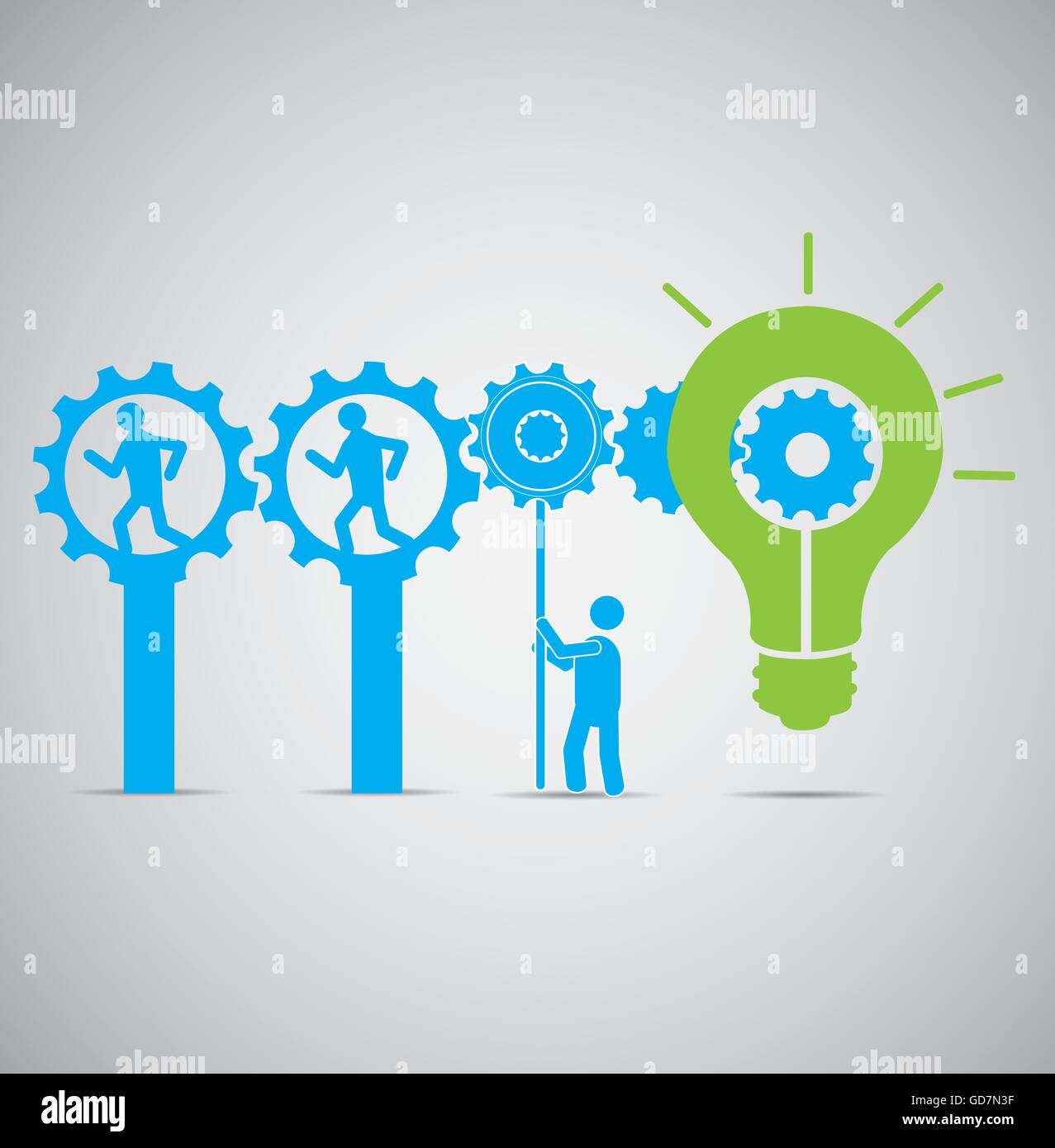 Teamwork, Vector illustration Stock Vector Image & Art - Alamy
