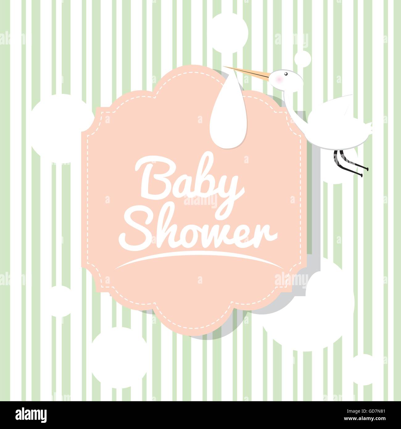 Baby shower, Vector illustration Stock Vector Image & Art - Alamy
