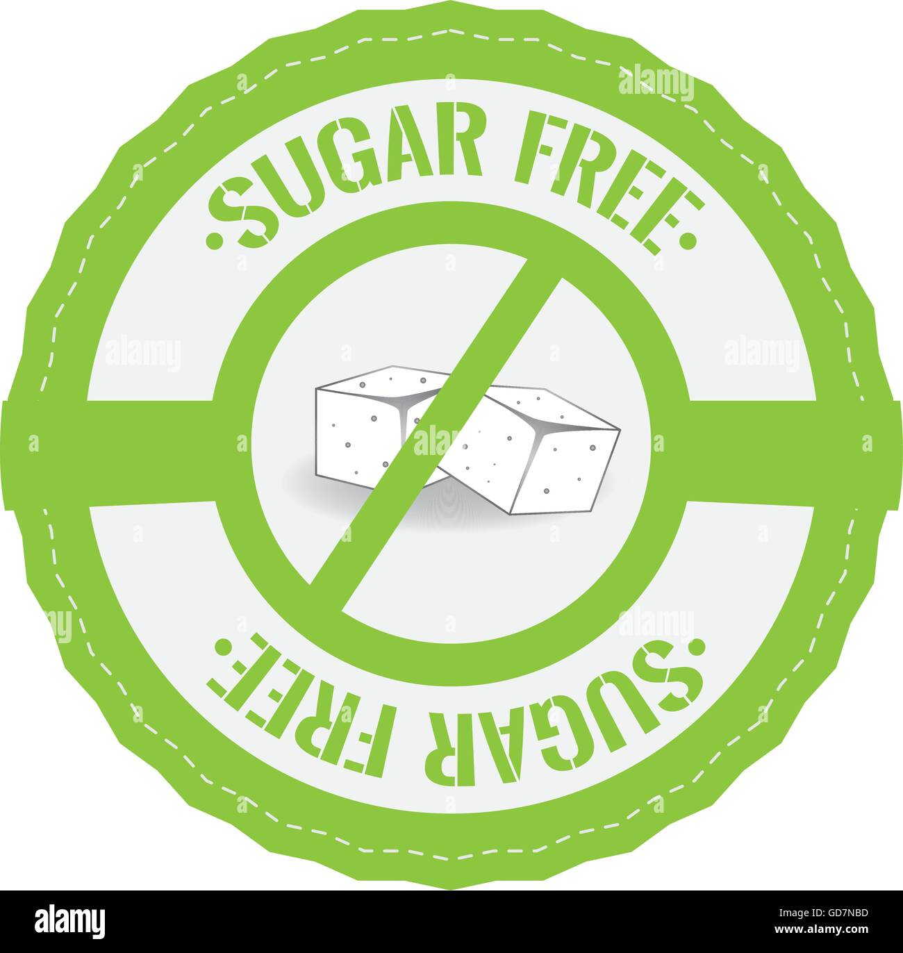 Sugar Free label, Vector illustration Stock Vector Image & Art - Alamy